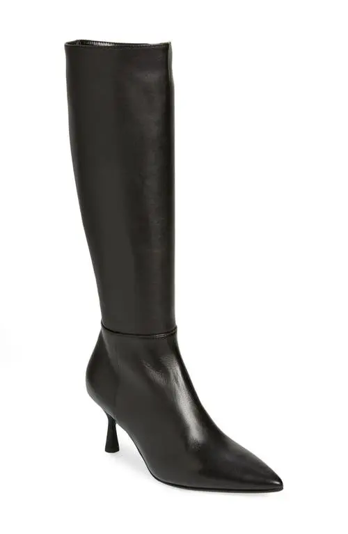 Agl Ide High Leather Boots - Nero-nero