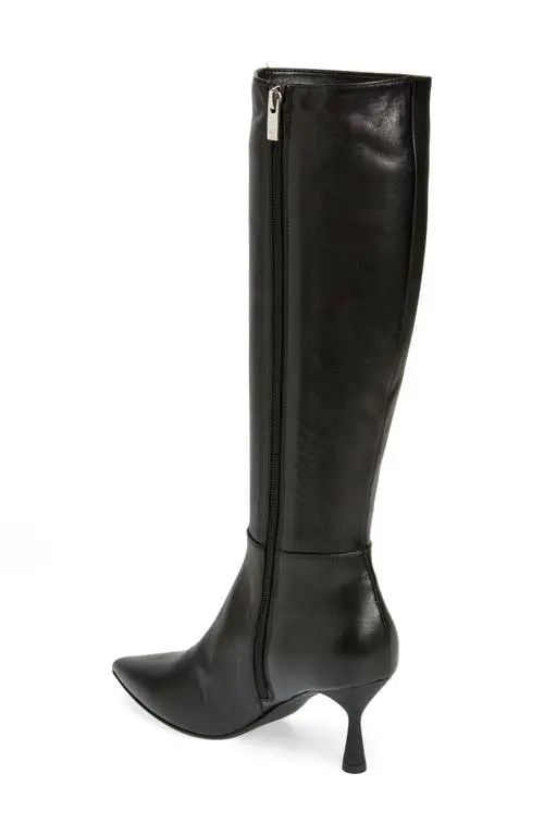 Agl Ide High Leather Boots - Nero-nero
