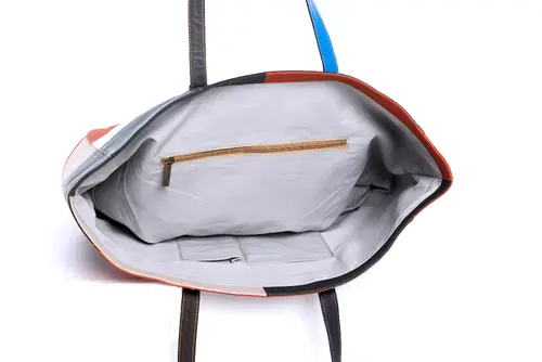 DAI MODA Grandé Patchwork Leather Tote