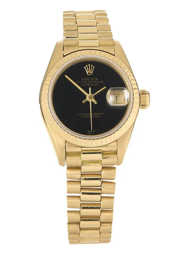 Rolex Onyx Dial President Datejust 69178 26mm - Black