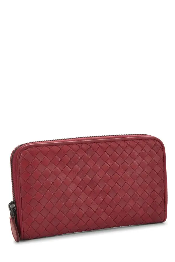 Bottega Veneta Intrecciato Zip Around Wallet