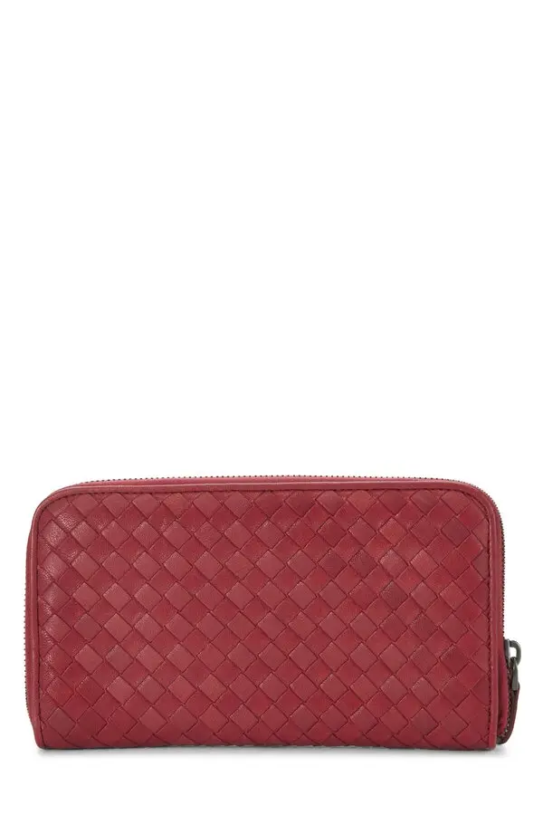 Bottega Veneta Intrecciato Zip Around Wallet