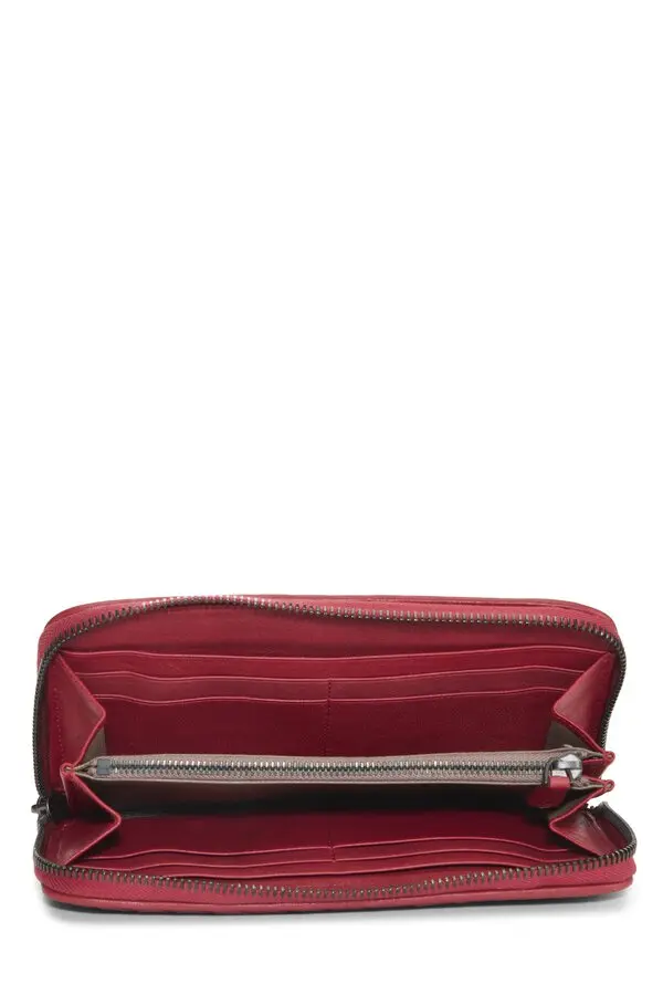 Bottega Veneta Intrecciato Zip Around Wallet
