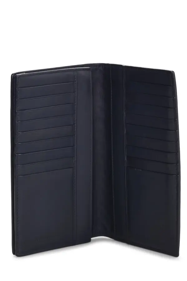 Bottega Veneta Intrecciato Long Wallet - Navy