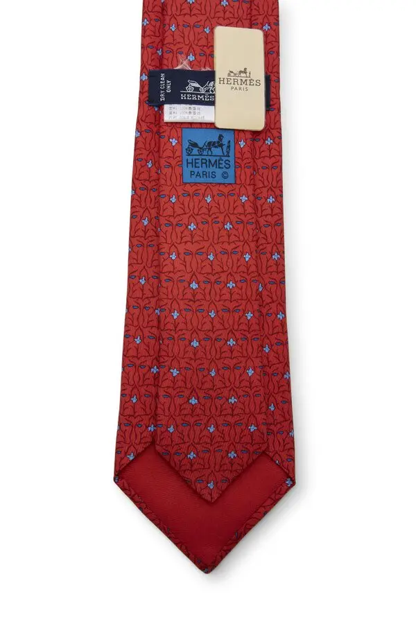 Hermès Printed Neck Tie