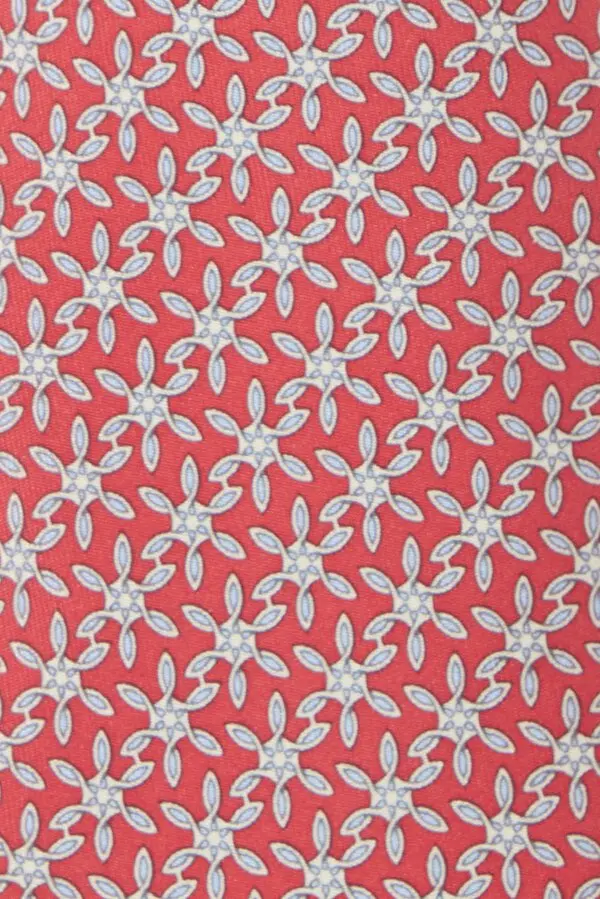 Hermès Printed Neck Tie - Red