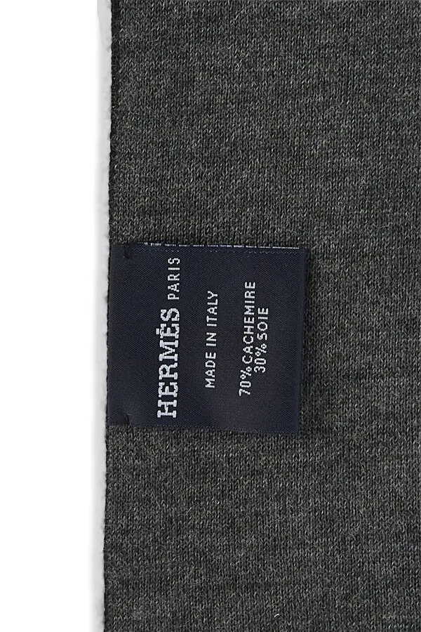 Hermès Cashmere Aller-retour Scarf - Black