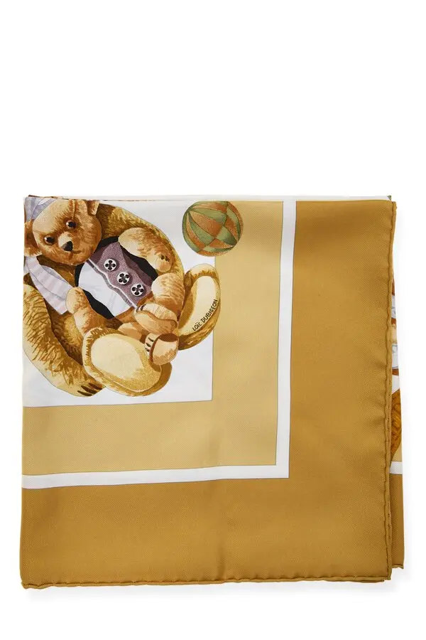 Hermès Multicolor 'confidents Des Coeurs' Silk Scarf