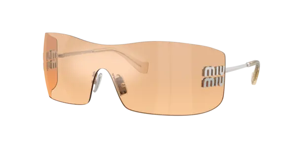 Miu Miu Sunglasses - Orange Mirror Silver Gradient