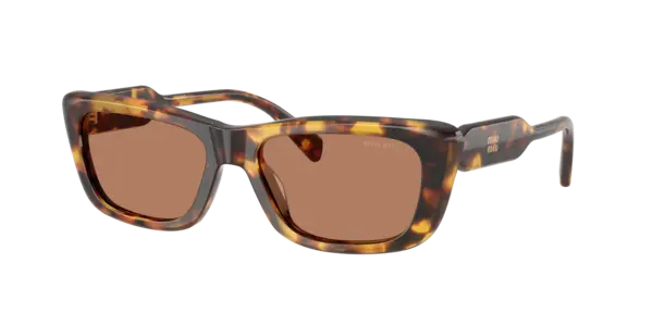Miu Miu Full Rim Sunglasses - Solid Brown
