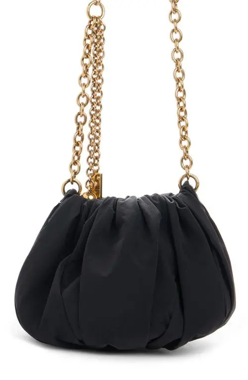 Chloé Pleated Drawstring Crossbody Bag - Black