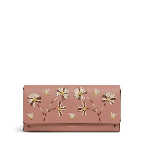 RADLEY Picton Placefloral Flapover Wallet - Carnation