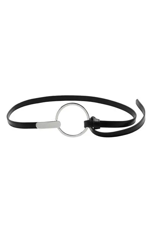 Mango Maxi Buckle Belt - Black