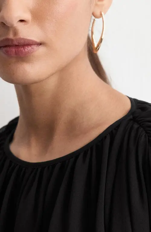 Mango Cape Sleeve Top