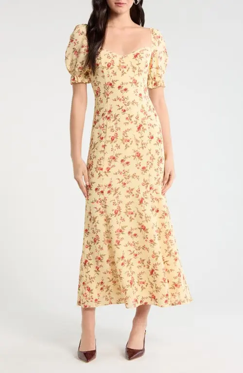 REFORMATION Gloria Floral Maxi Dress