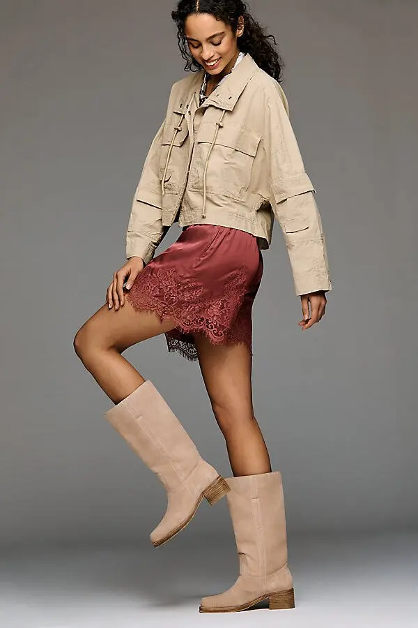 BRONX Ky-ley Block-heel Boots - Mocha Mousse