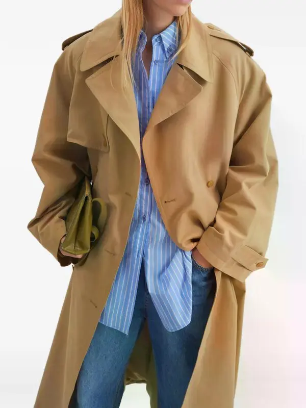 THE FRANKIE SHOP Buttoned Belted Coat