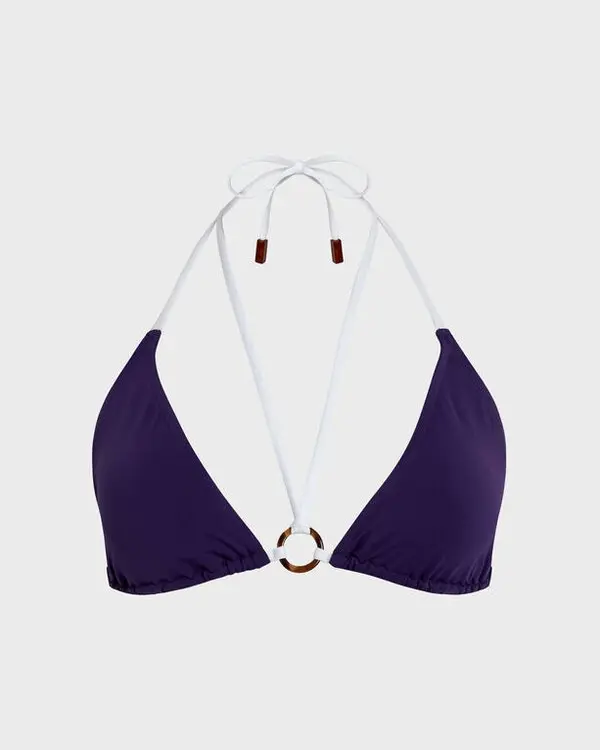 Vilebrequin Triangle Bikini Top - Purple