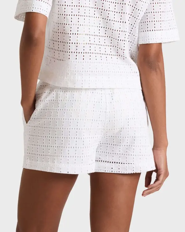 Vilebrequin Geometric Broderie Anglaise Shorts