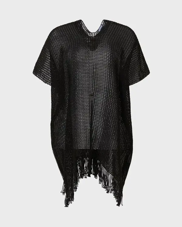 Vilebrequin Mesh Cover Up Coverup Fulvia - Black