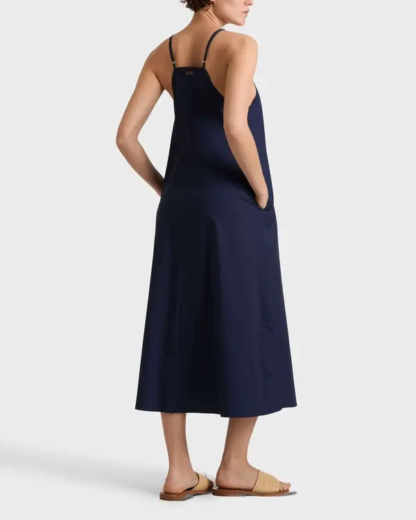 Vilebrequin Crochet Medallion Poplin Midi Dress