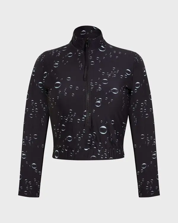 Vilebrequin Full Zip Cropped Rashguard