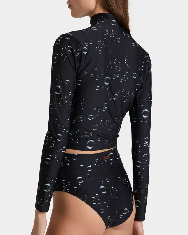 Vilebrequin Full Zip Cropped Rashguard