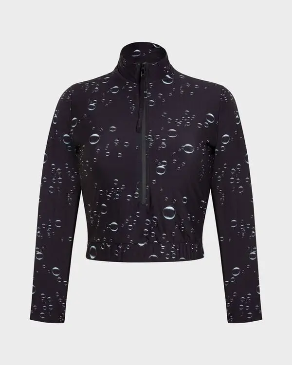Vilebrequin Full Zip Cropped Rashguard