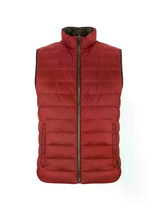 MOORER Lightweight Quilted Zip-up Gilet