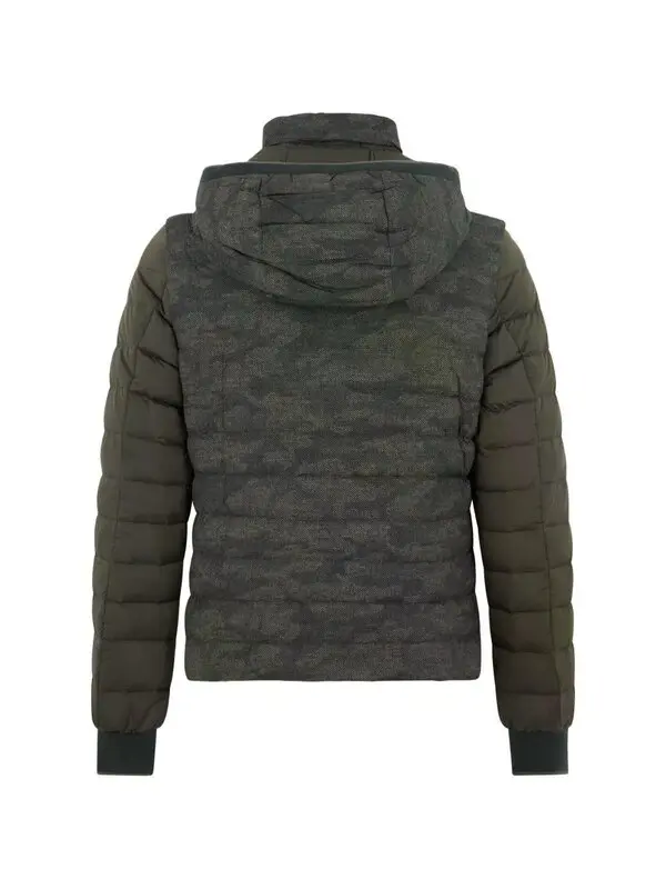 MOORER Padded Hooded Jacket - Green