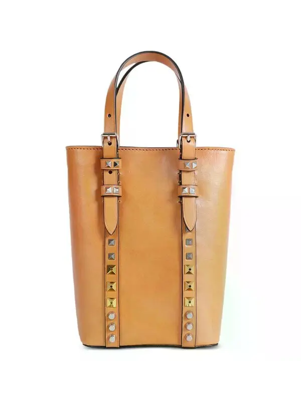 Valentino Garavani Mini Rockstud Bucket Bag - Neutrals