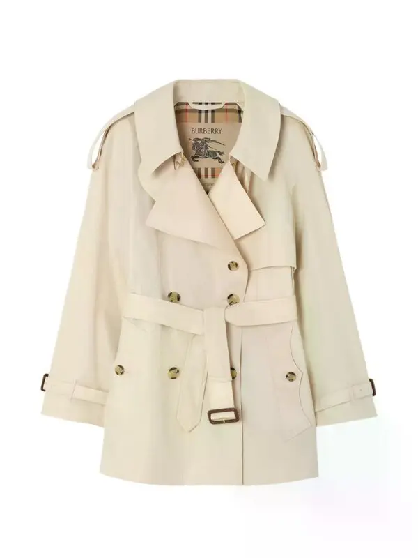 Burberry Fitzrovia Tropical Gabardine Trench Coat - Neutrals