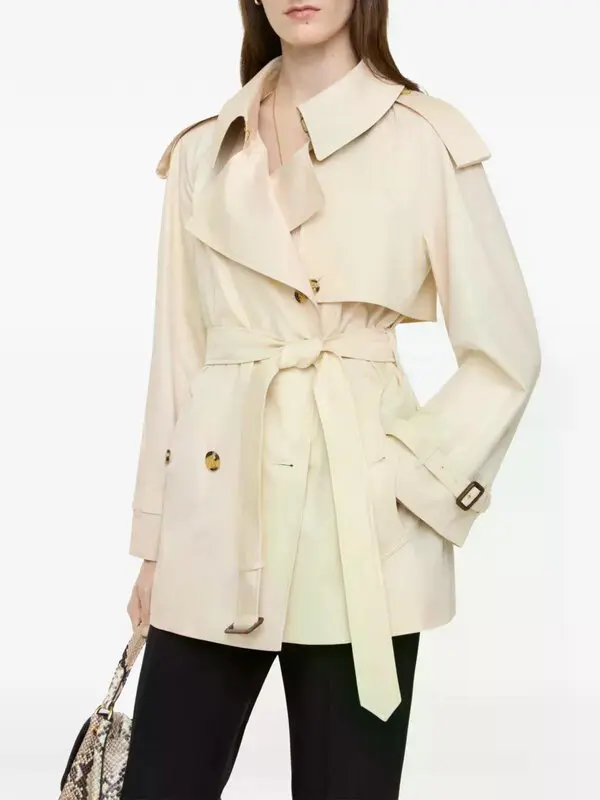Burberry Fitzrovia Tropical Gabardine Trench Coat - Neutrals