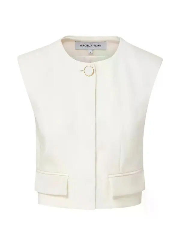 Veronica Beard Cliffwood Flap-pocket Gilet