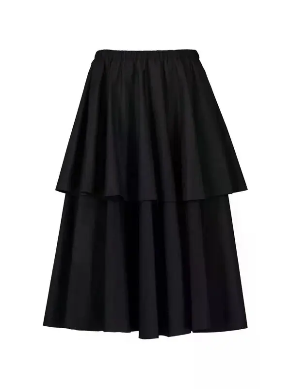 Louiza Babouryan Layered Midi Skirt