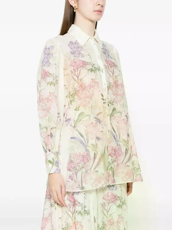 Charo Ruiz Ibiza Aster Floral Print Shirt
