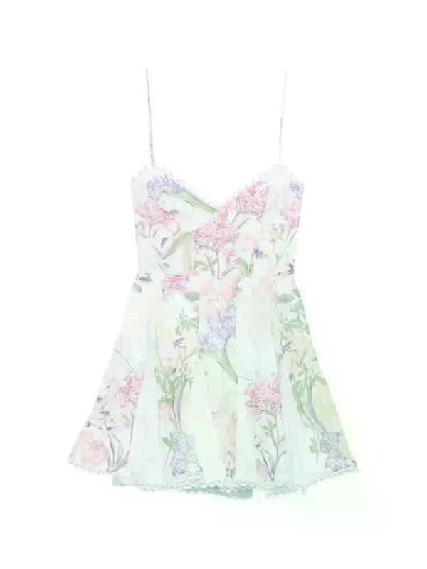 Charo Ruiz Ibiza Marlene Floral Lace Mini Dress
