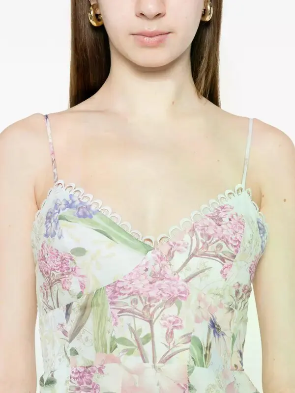Charo Ruiz Ibiza Marlene Floral Lace Mini Dress