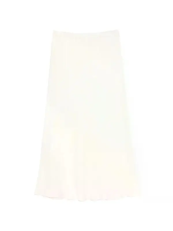 Antonelli Firenze Ilda Elastic-waistband Midi Skirt - Neutrals