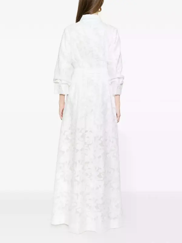 Simkhai Floral Jacquard Maxi Dress