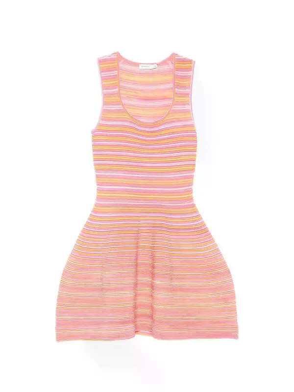Simkhai Striped Mini Dress