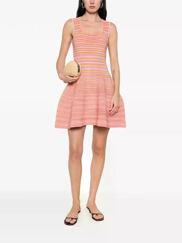 Simkhai Striped Mini Dress