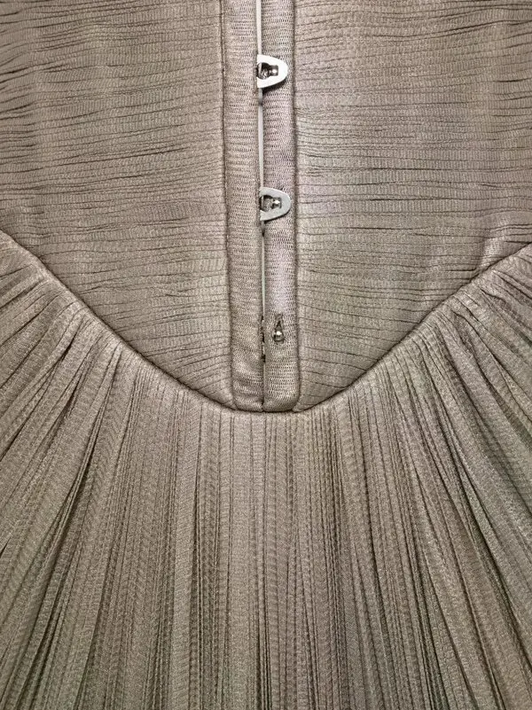 MARIA LUCIA HOHAN Susie Off-shoulder Corset Maxi Dress