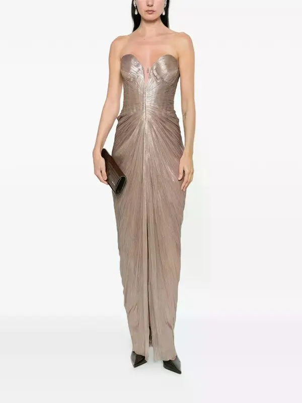MARIA LUCIA HOHAN Alessandra Draped Maxi Dress