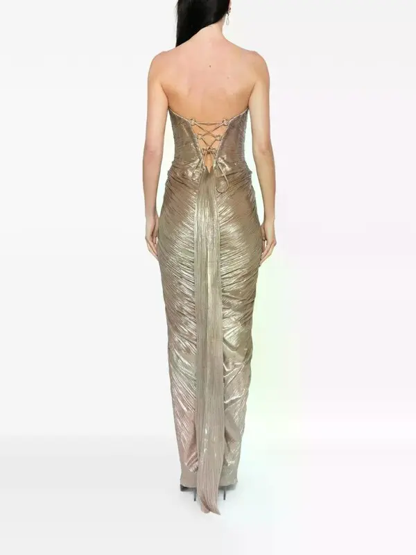 MARIA LUCIA HOHAN Alessandra Draped Maxi Dress