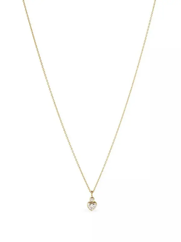 Sophie Bille Brahe Lily Coeur Simple Diamond Necklace - Gold
