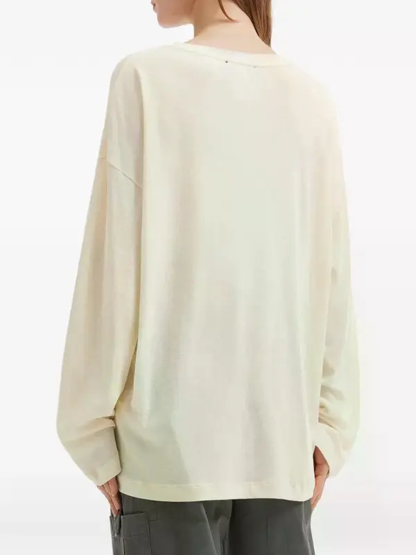 MINI CREAM Lettering-print T-shirt - Neutrals