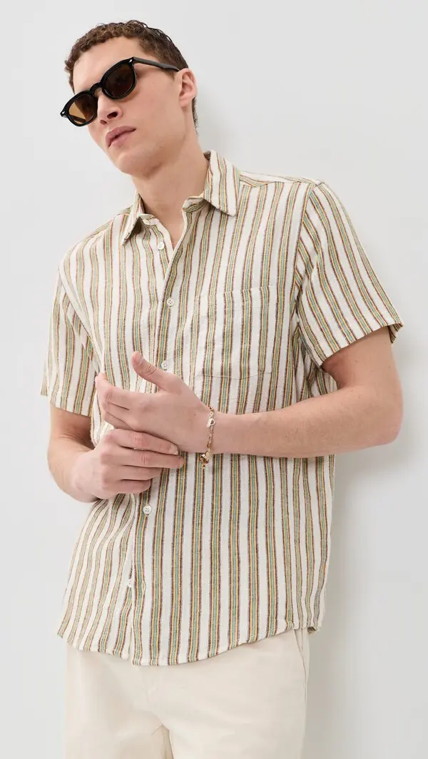 FAR AFIELD Canopy Classic Stripe Shirt