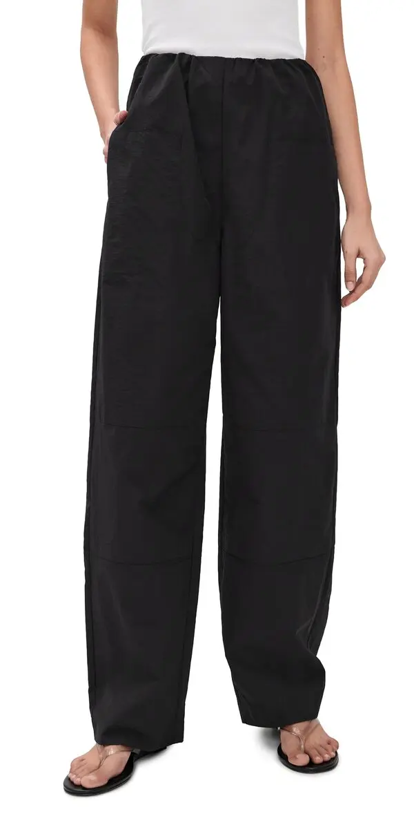 Paris Georgia Cocoon Track Pants - Black