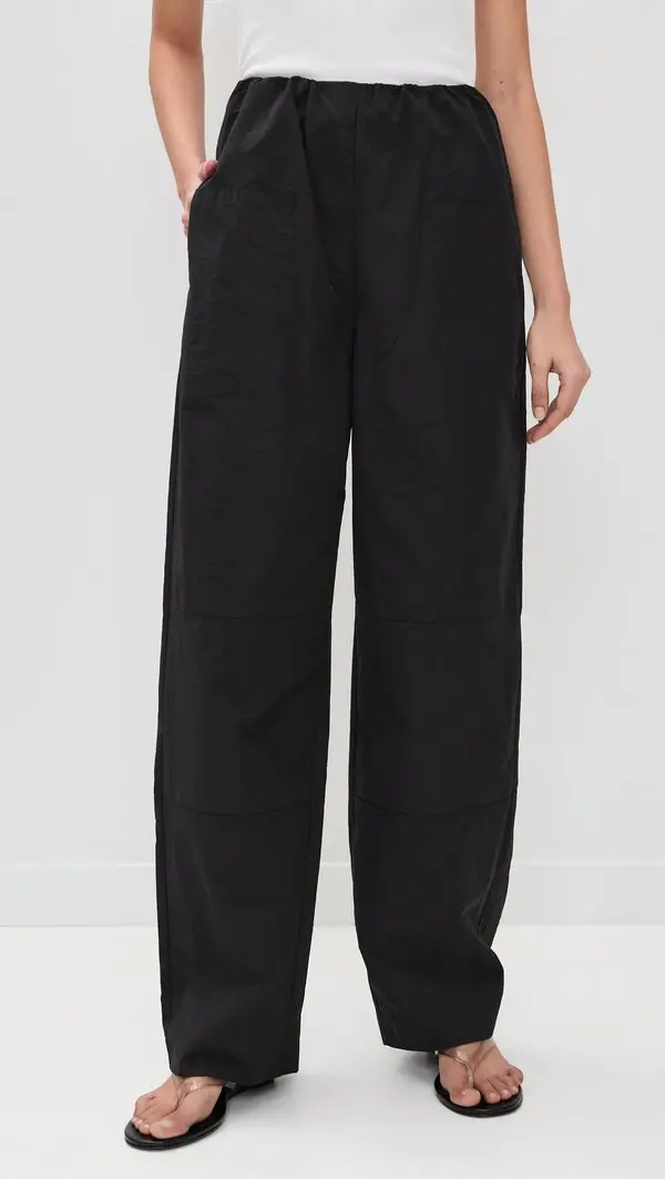 Paris Georgia Cocoon Track Pants - Black